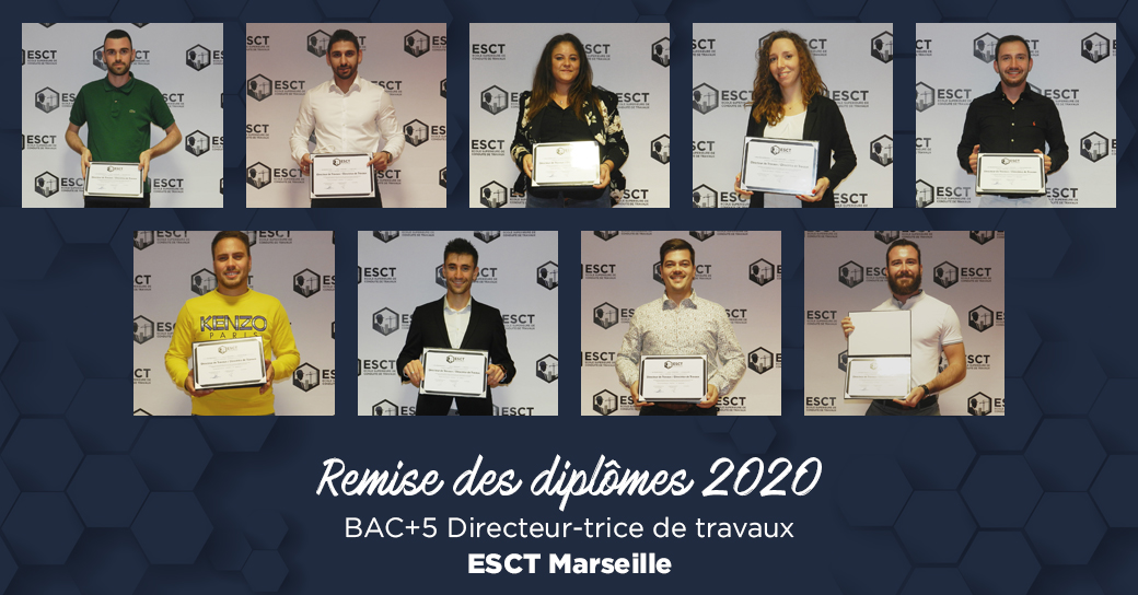 REMISE DES DIPLÔMES À L’ESCT MARSEILLE | ESCT